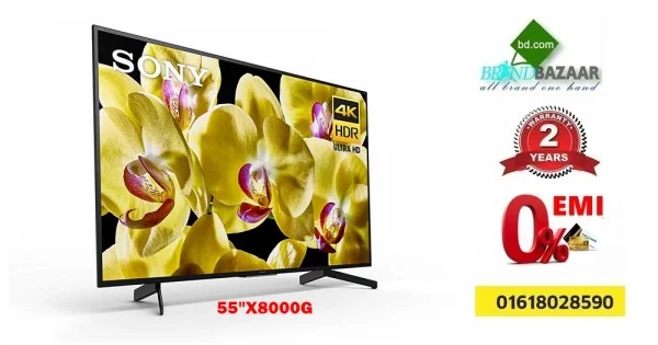 55 inch Sony X8000G 4K Android UHD Smart TV Brand Bazaar